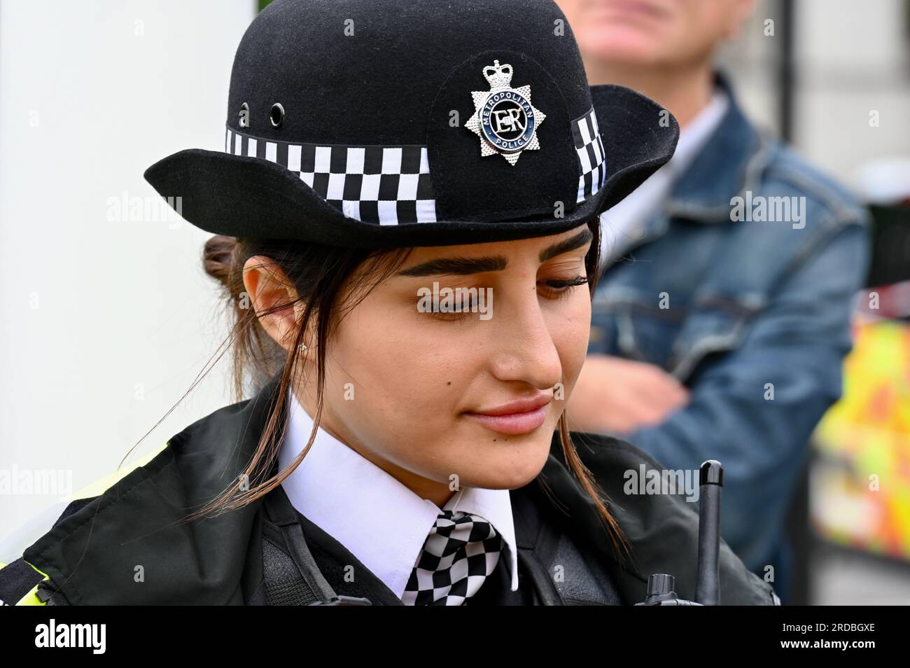 Female Police Officer, Parliament Square, London, UK Stock Photo - Alamy