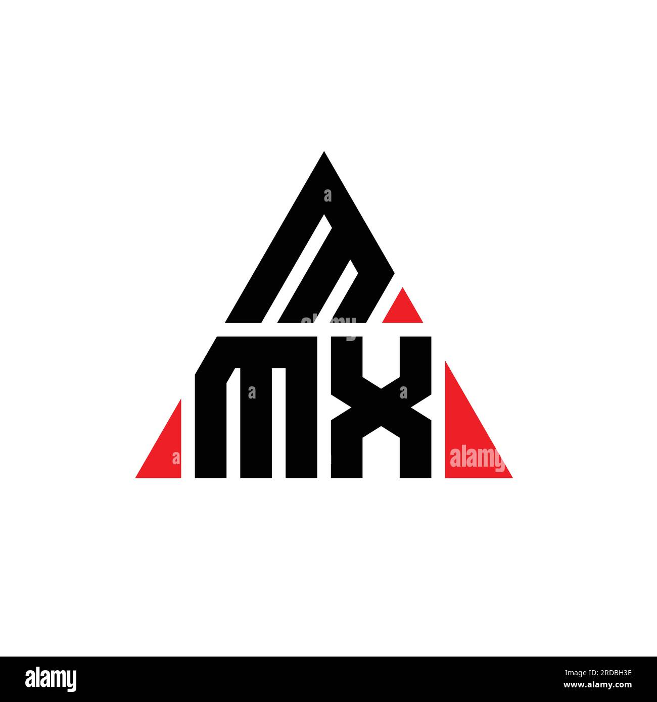 MMX triangle letter logo design with triangle shape. MMX triangle logo design monogram. MMX ...