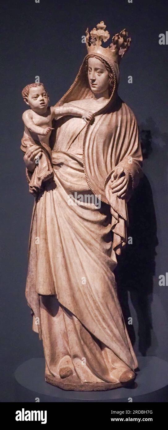 The "Sonntagberg Madonna", polar with original grounding and traces of ...