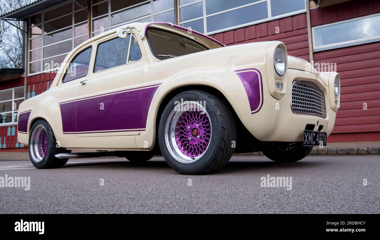 Ford 100e customised Classic car Stock Photo - Alamy