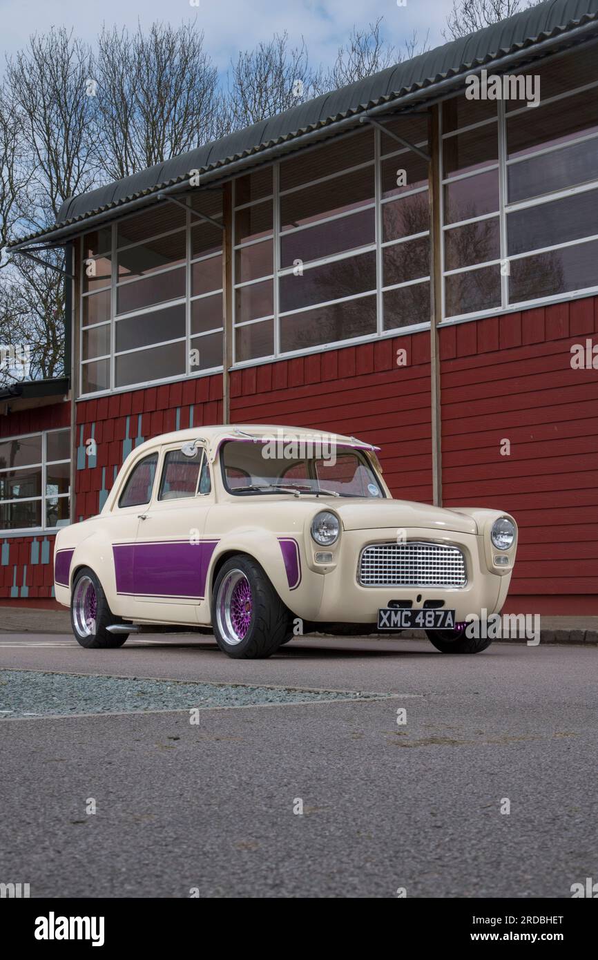Ford 100e customised Classic car Stock Photo - Alamy