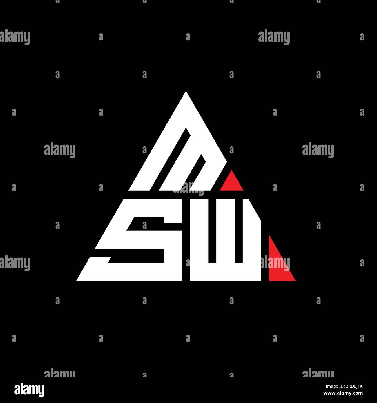 Msw logo design hi-res stock photography and images - Alamy