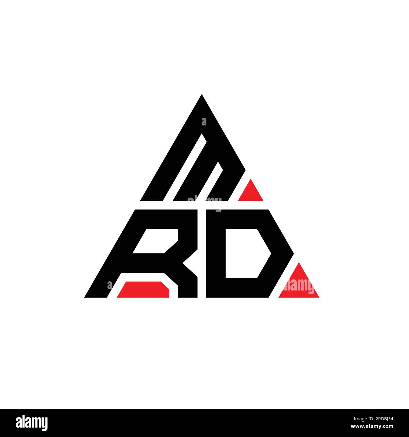MRD triangle letter logo design with triangle shape. MRD triangle logo design monogram. MRD ...