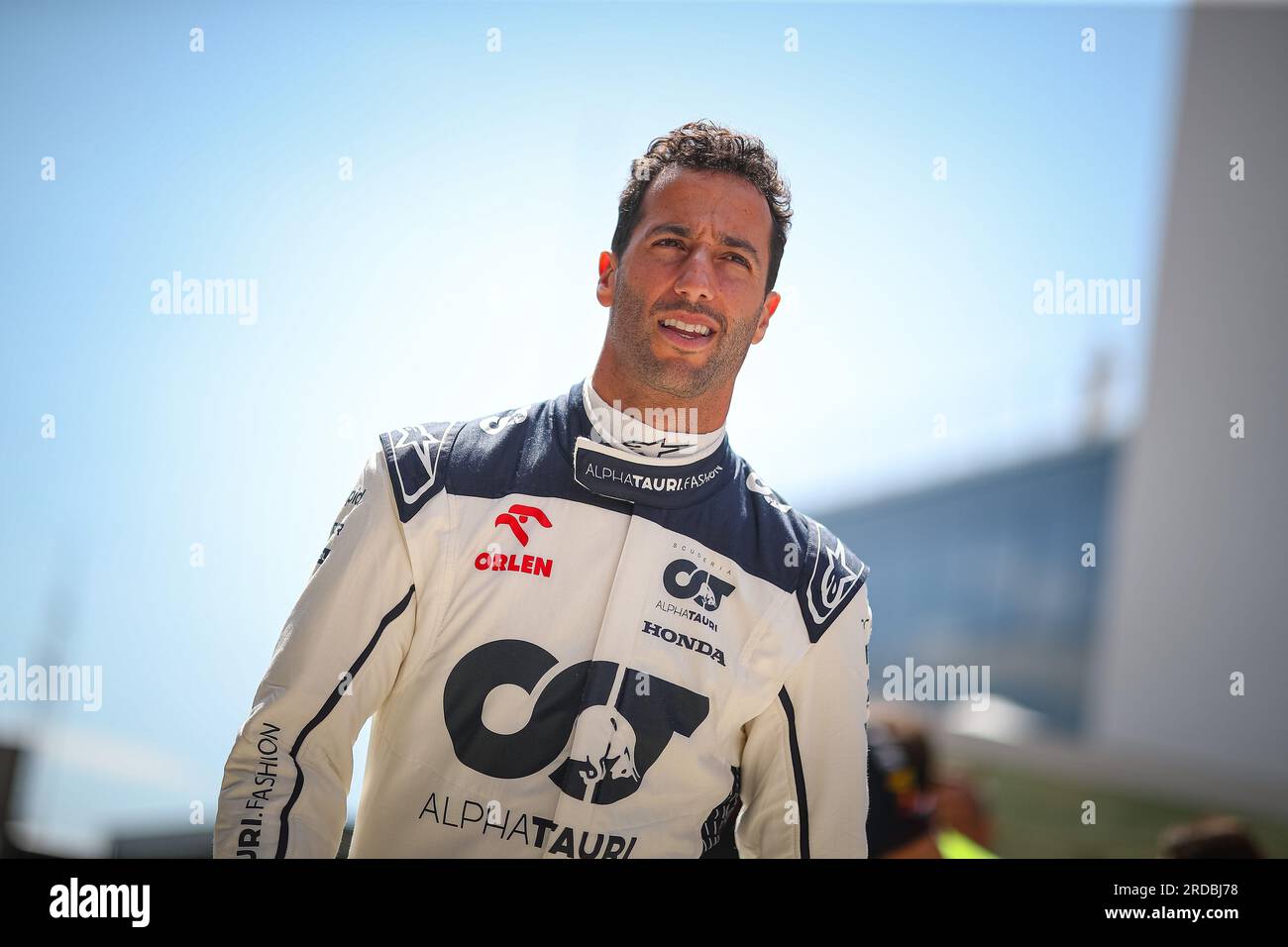 #03 Daniel Ricciardo, (AUS) Alpha Tauri, Honda during the Hungarian GP ...