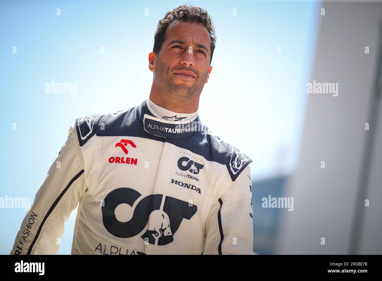 #03 Daniel Ricciardo, (AUS) Alpha Tauri, Honda during the Hungarian GP ...