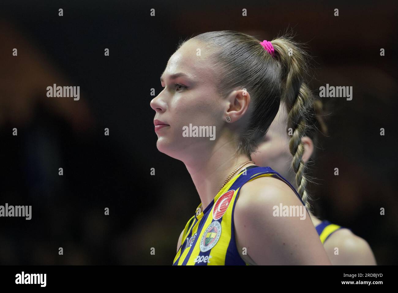 ISTANBUL, TURKIYE - MARCH 16, 2023: Arina Fedorovtseva in Fenerbahce ...