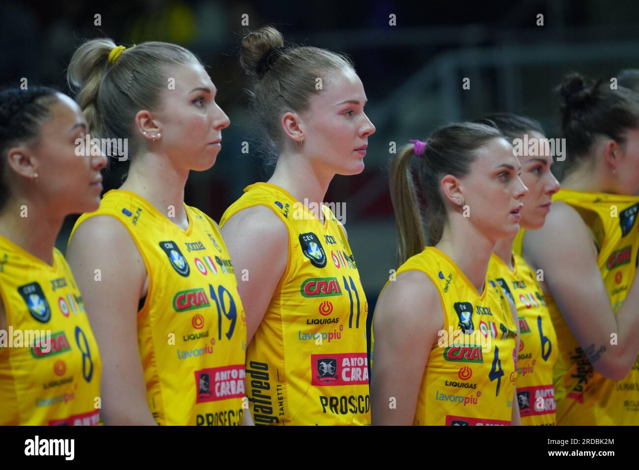 ISTANBUL, TURKIYE - MARCH 16, 2023: Isabelle Haak in Fenerbahce Opet vs ...