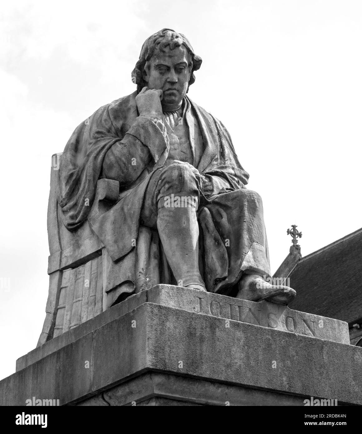 Samuel Johnson Statue, Market Square, Market Street, Lichfield ...