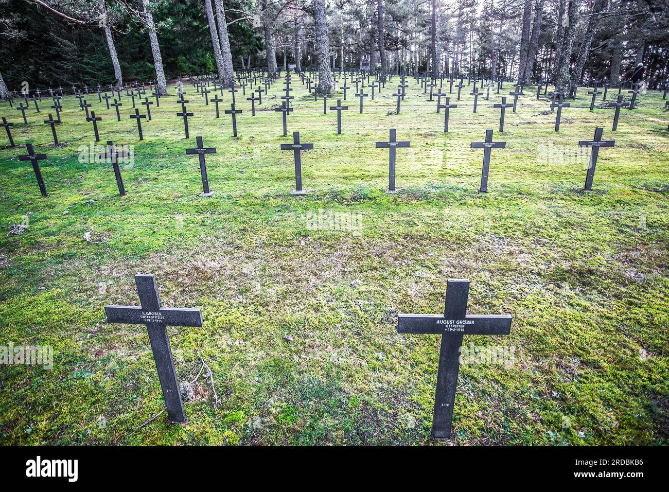 A German military cemetery (WWI Stock Photo - Alamy