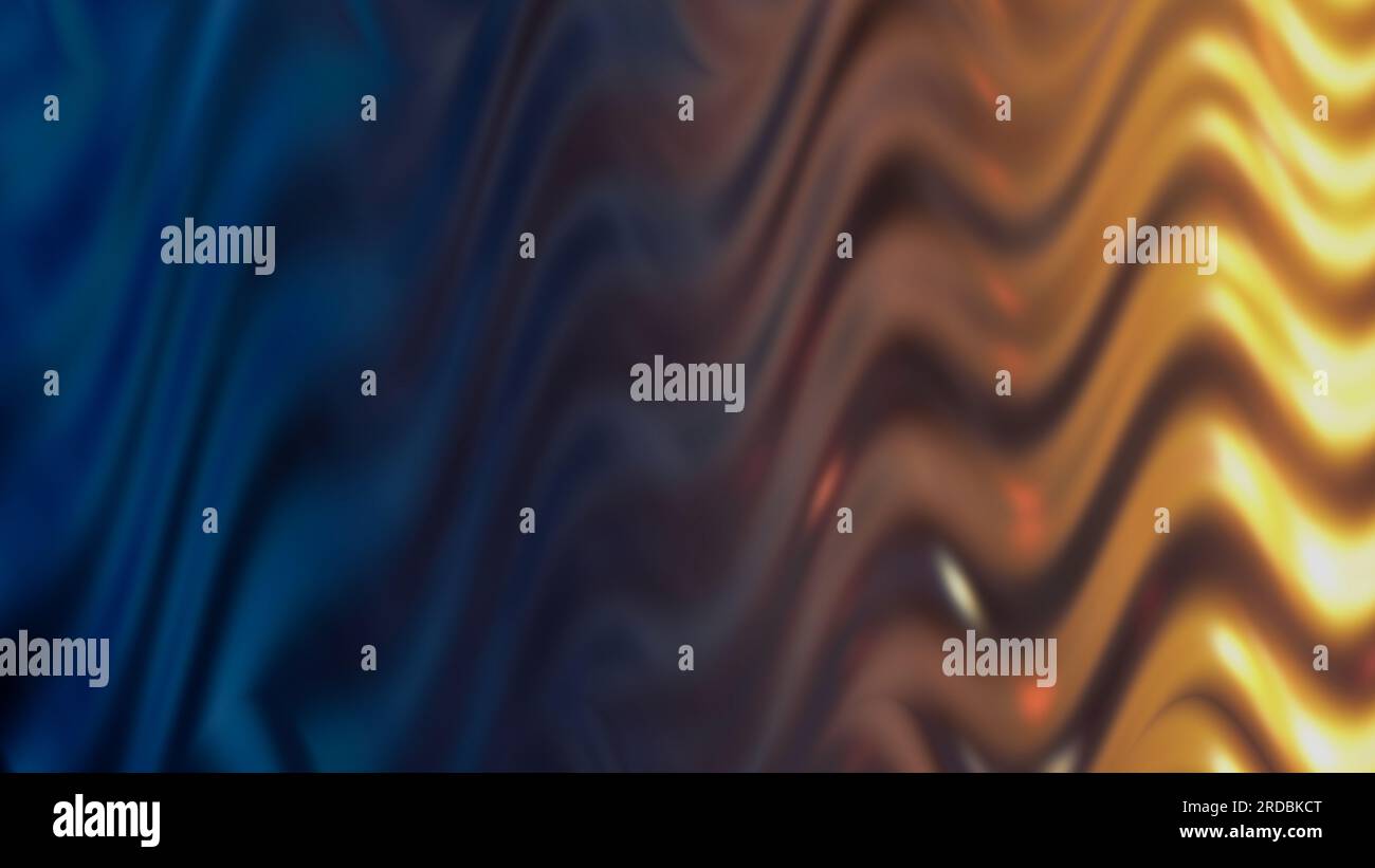 Glowing waves blur light ripple texture gold blue Stock Photo - Alamy