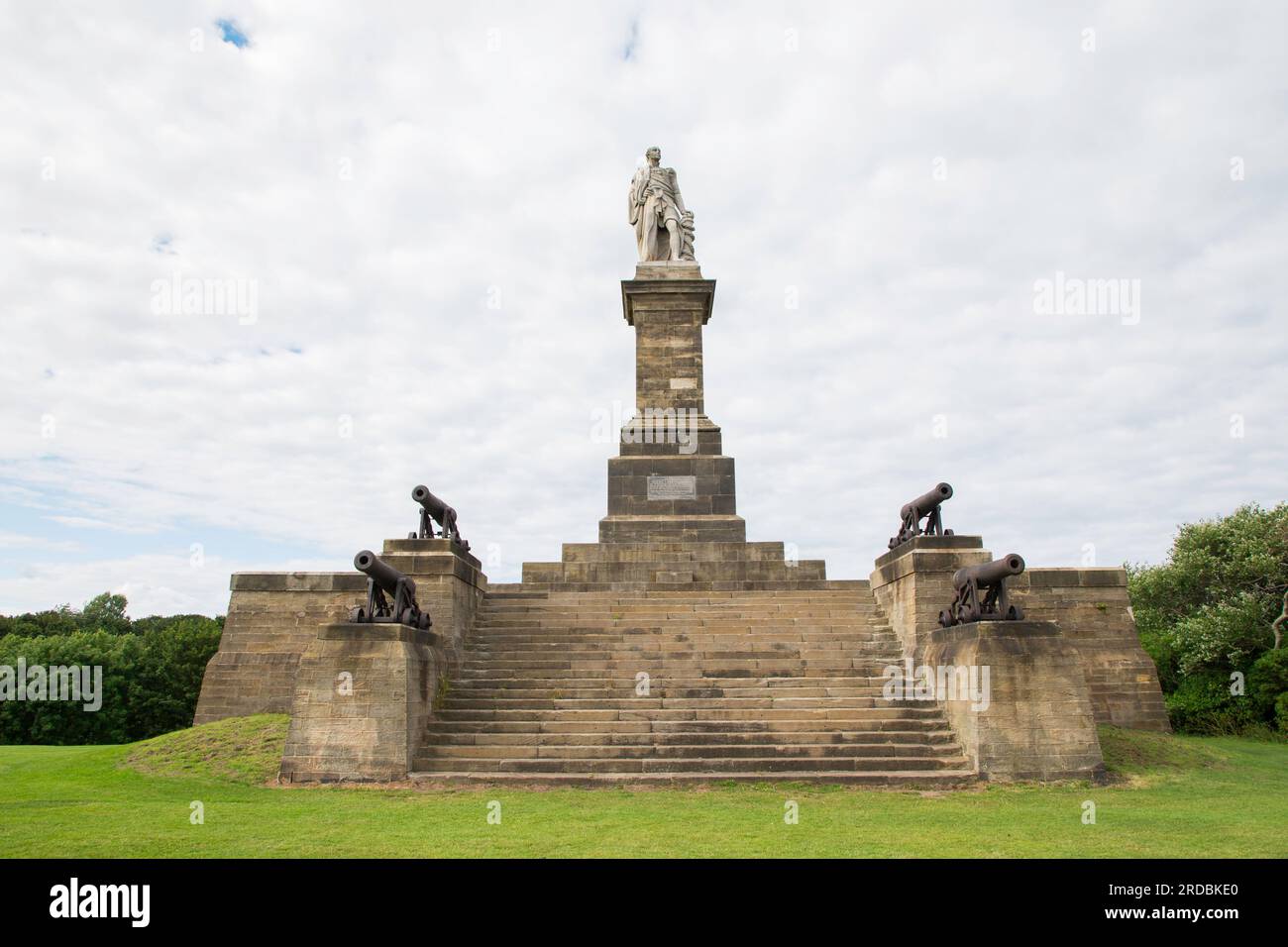 Collingwood Monument Tynemouth, North Tyneside Stock Photo - Alamy