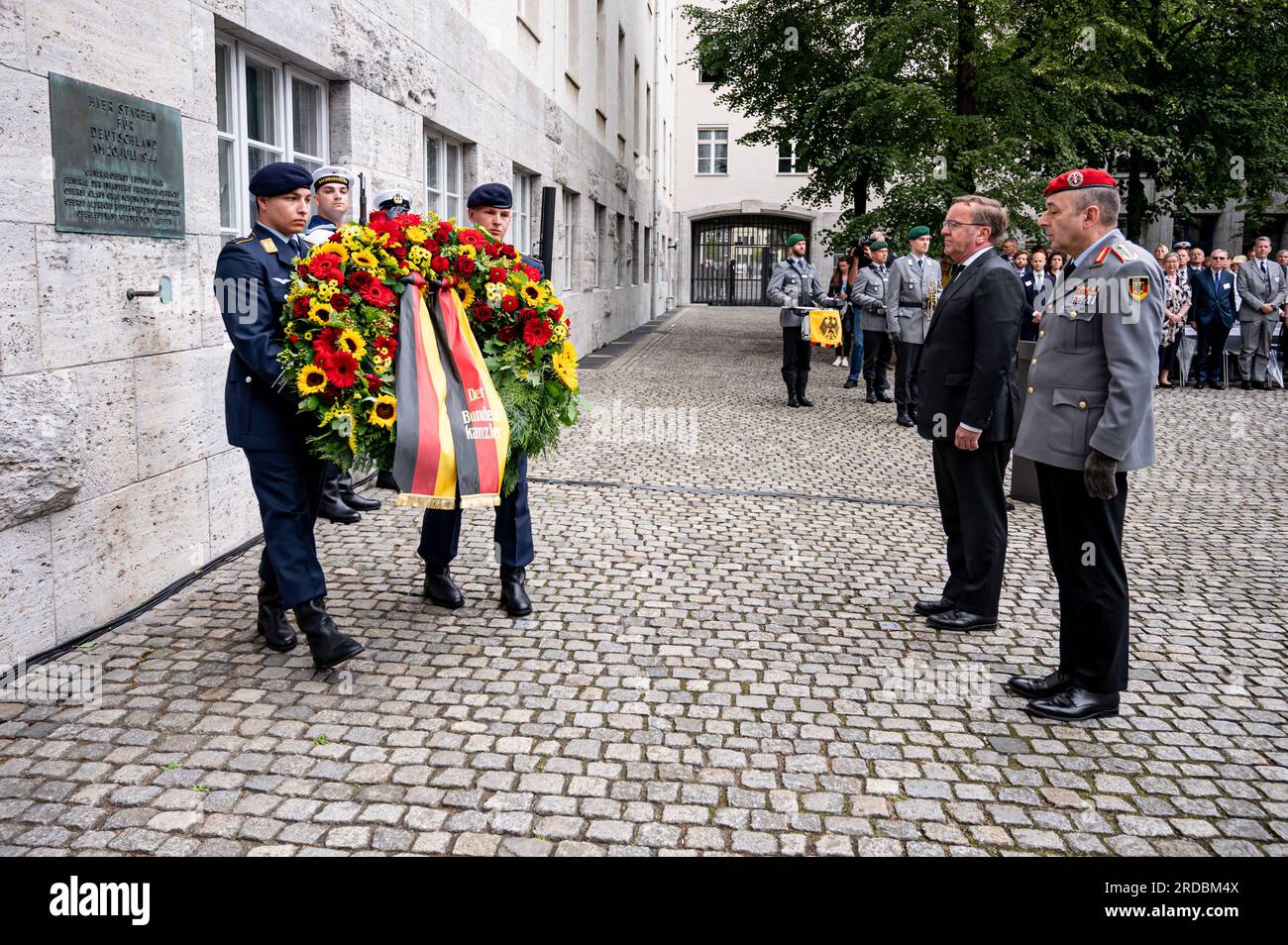 Berlin, Germany. 20th July, 2023. Boris Pistorius (SPD, 2nd from right), Federal Minister of ...