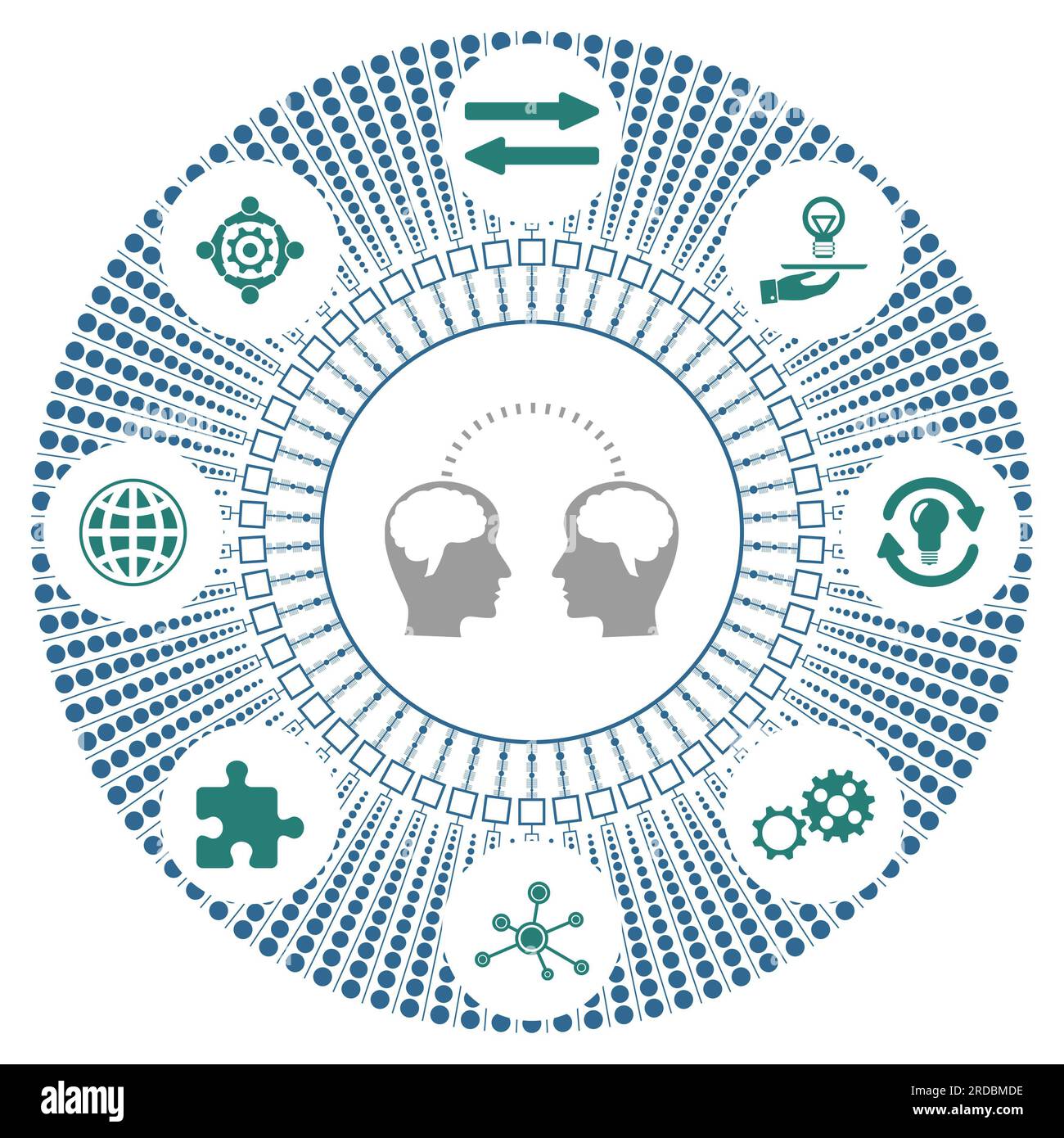 Knowledge sharing business Cut Out Stock Images & Pictures - Alamy