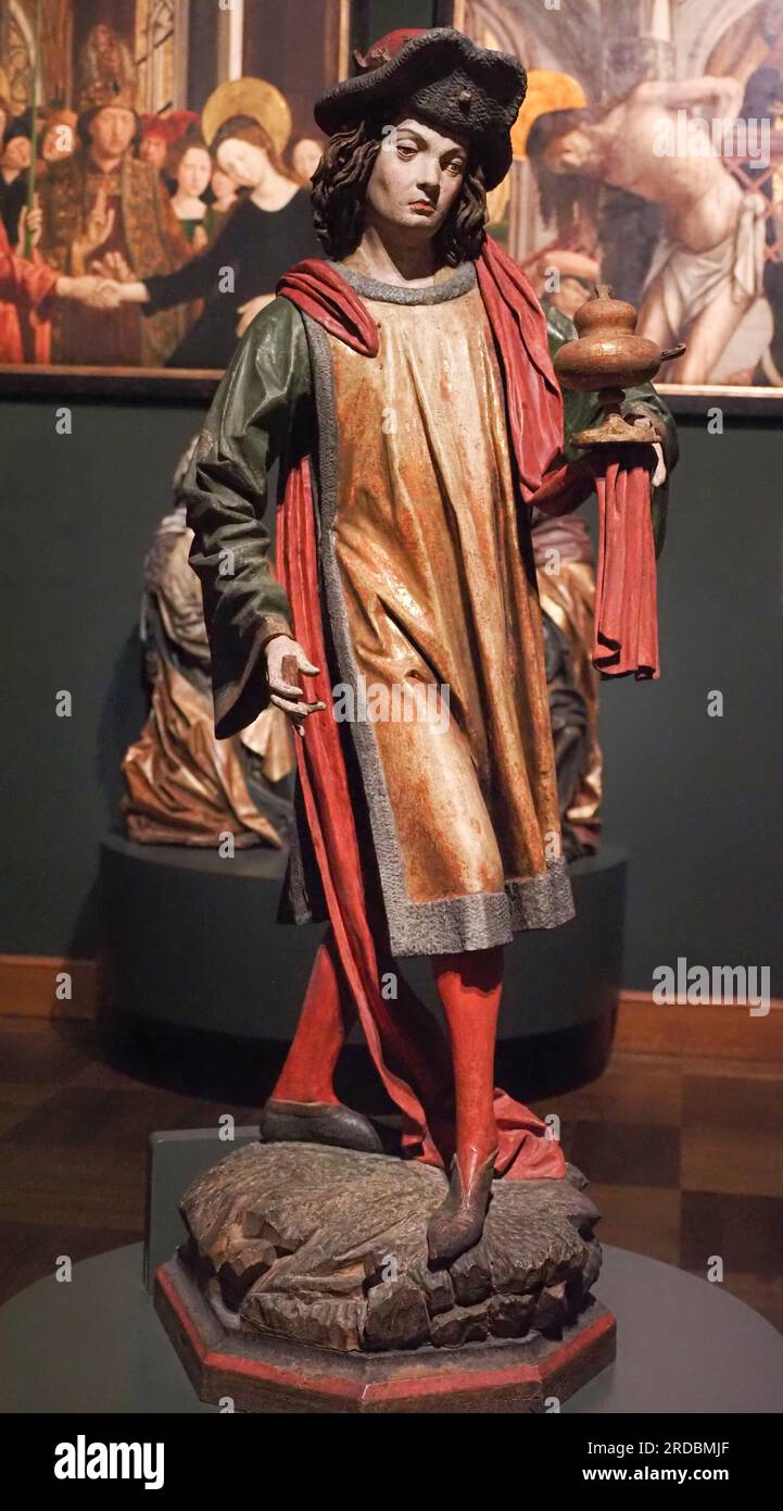 A Royal Saint (St. Oswald?) from St. Oswald church near Campodazzo ...