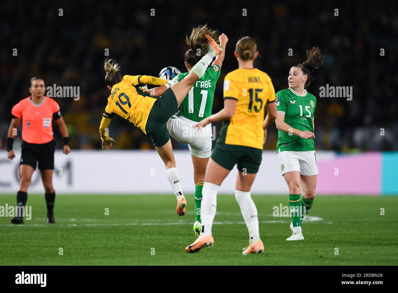 Sydney, Australia, 20 July, 2023. Katrina Gorry of Australia and Katie ...