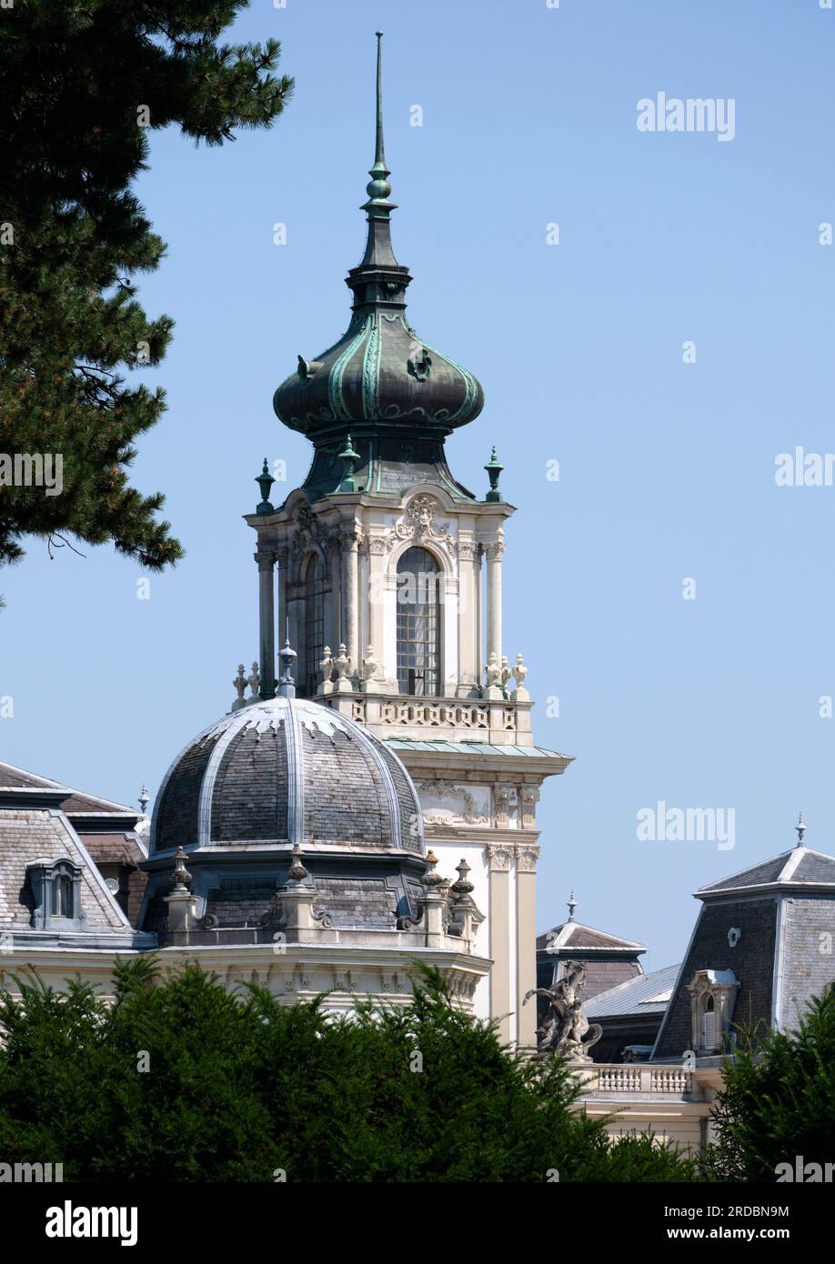 Exterior of a Baroque Festetics Palace in Kszethely,Hungary Stock Photo ...