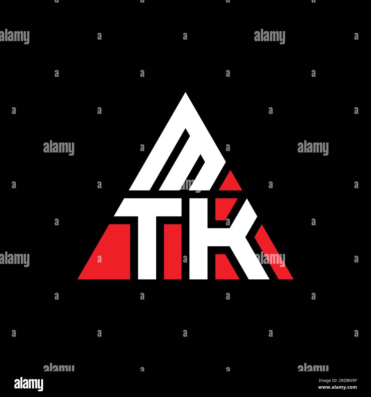 Mtk Triangle Letter Logo Design With Triangle Shape Mtk Triangle Logo Design Monogram Mtk