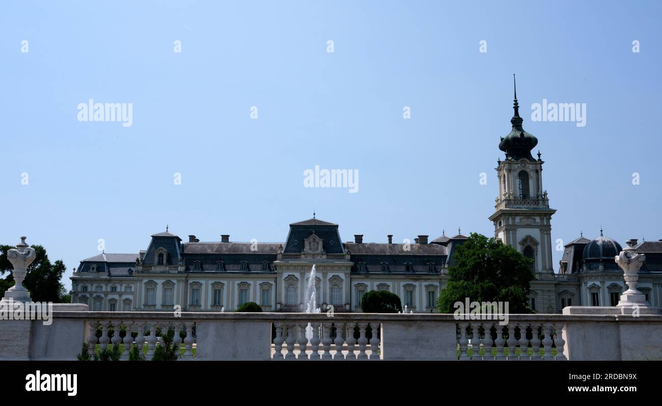Exterior of a Baroque Festetics Palace in Kszethely,Hungary Stock Photo ...