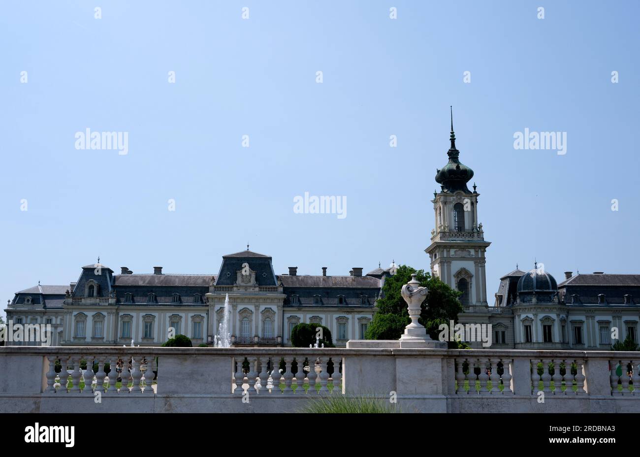 Exterior of a Baroque Festetics Palace in Kszethely,Hungary Stock Photo ...