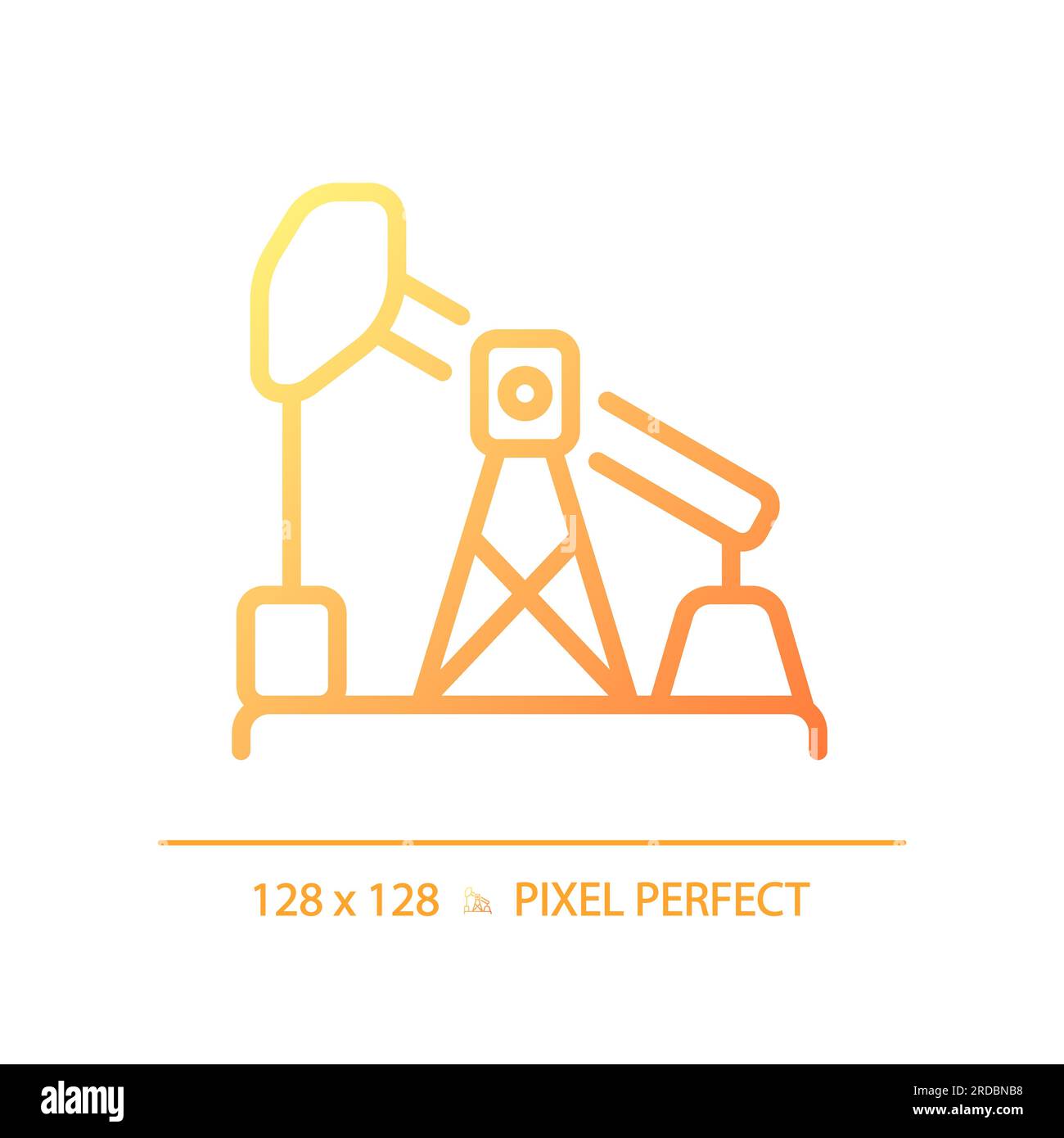 Oil pump gradient linear vector icon Stock Vector Image & Art - Alamy