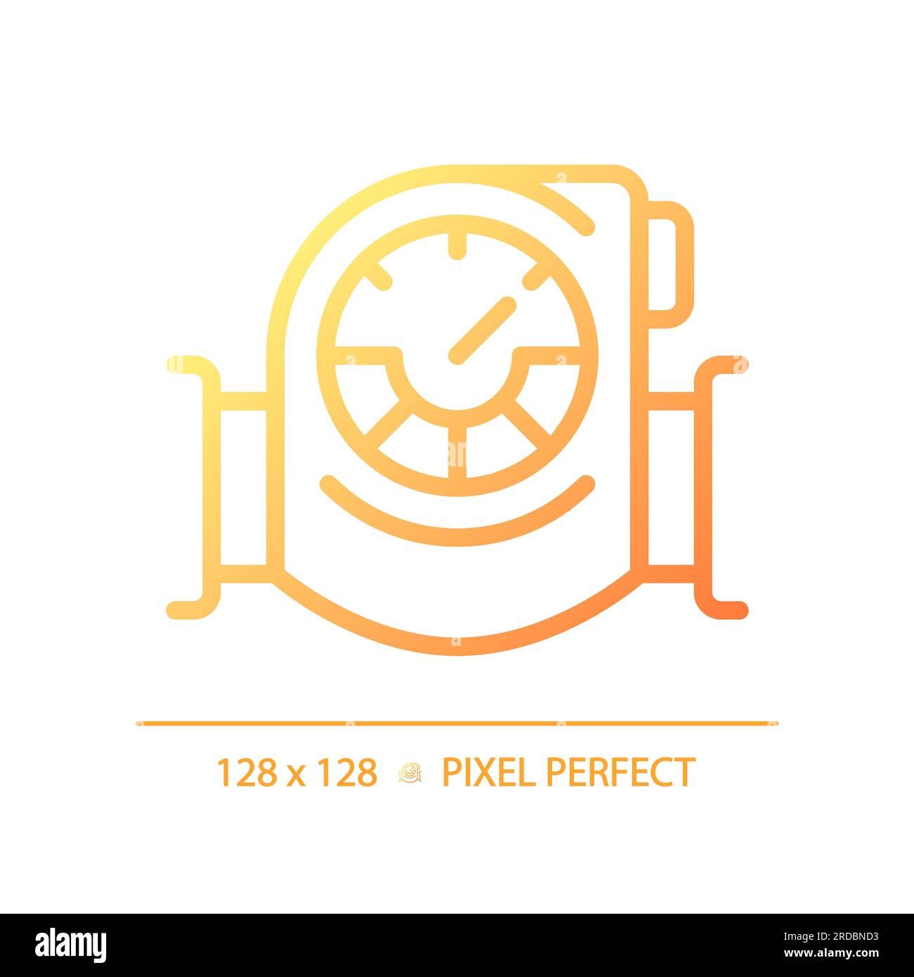 Pressure Gauge Gradient Linear Vector Icon Stock Vector Image And Art Alamy 1230