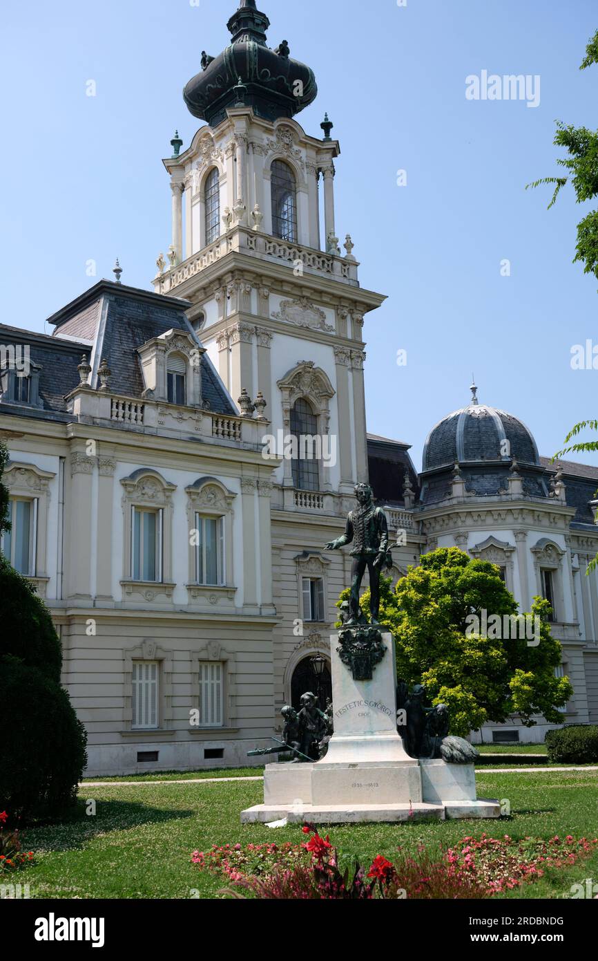Exterior of a Baroque Festetics Palace in Kszethely,Hungary Stock Photo ...