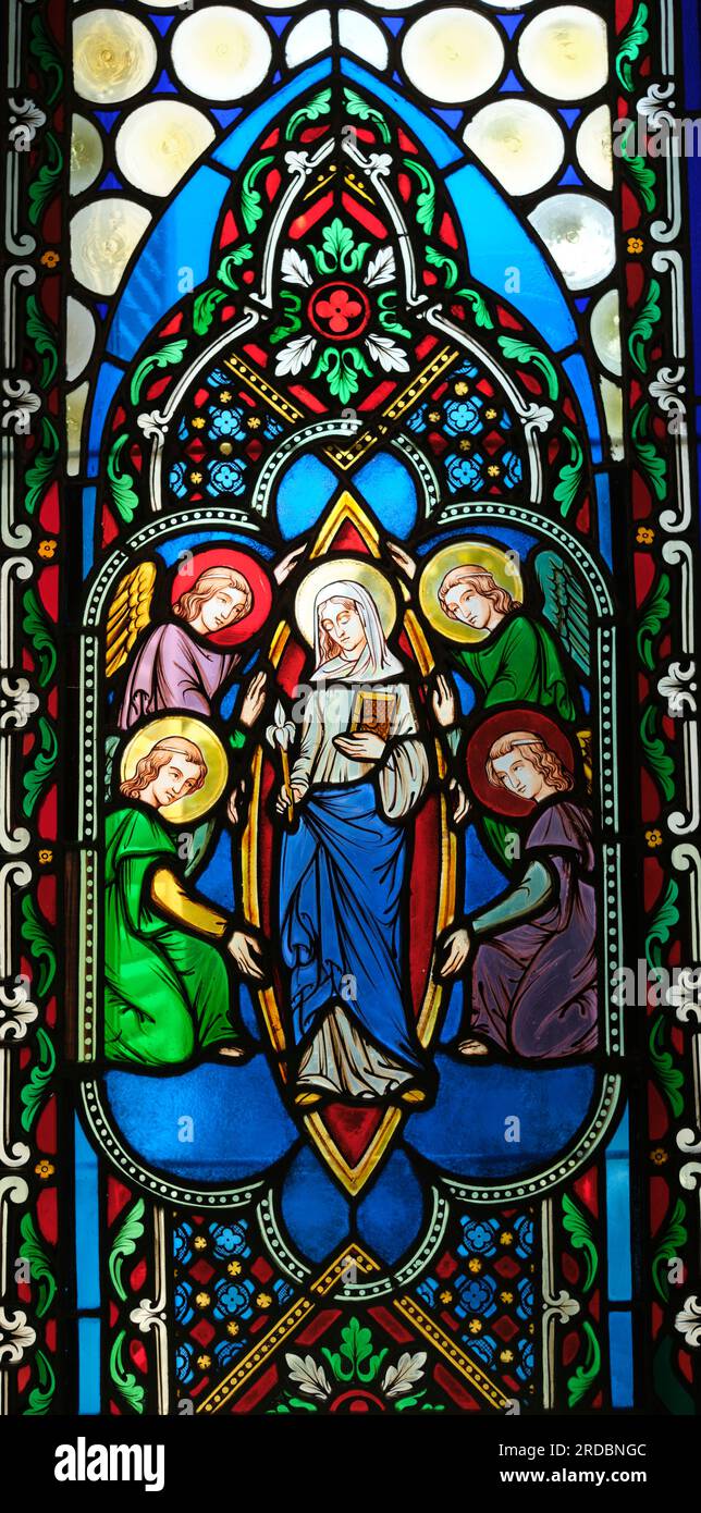 The beautiful interior of Festetics Palace Keszethely , Hungary Stock ...