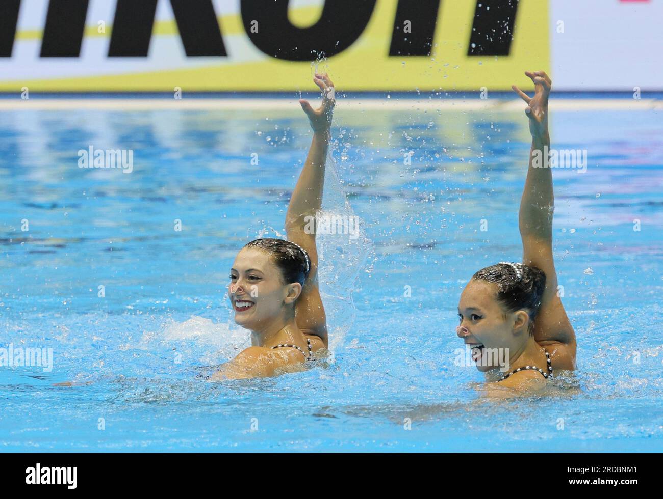 Megumi FIELD and Ruby REMATI of United States of America perform during ...
