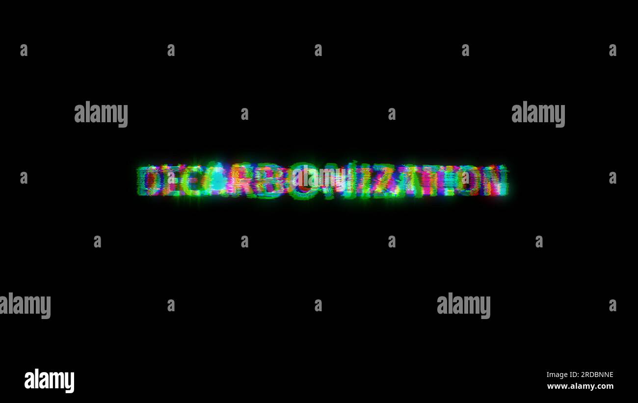 cybernetical text DECARBONIZATION with massive chromatic aberrations ...