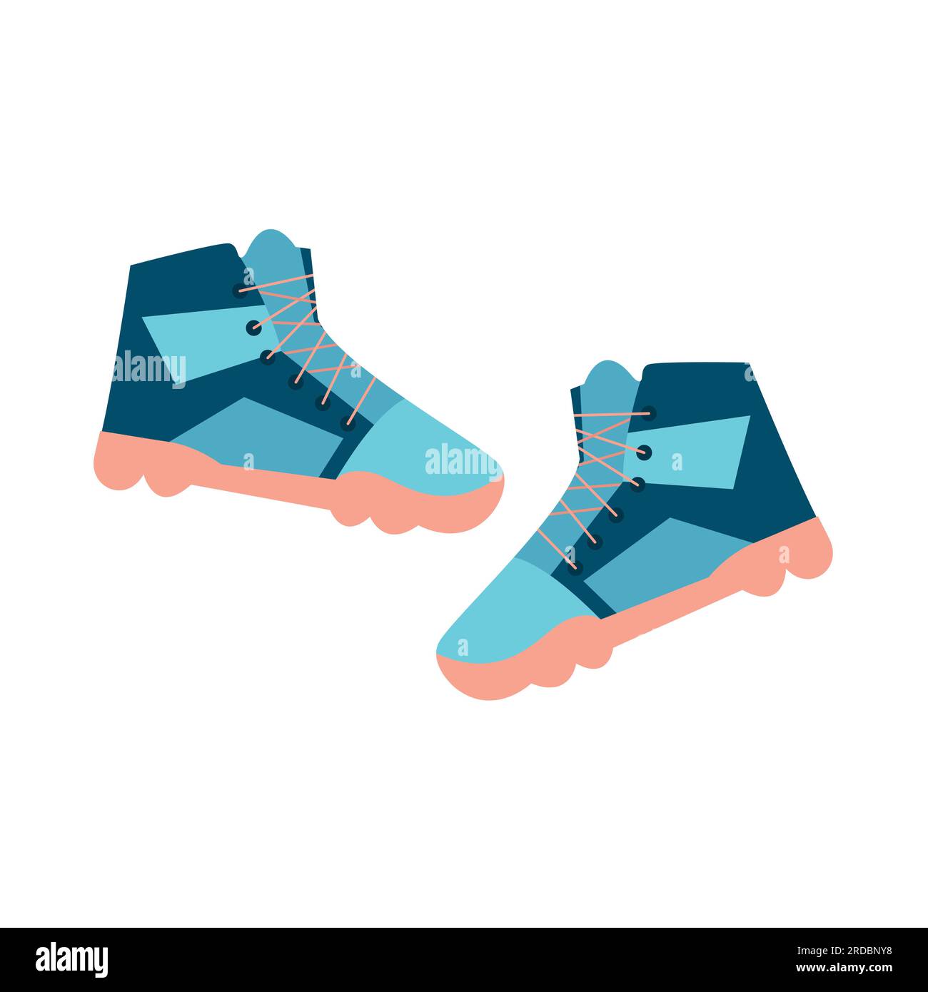 Vector illustration of sneakers. Sneakers in cartoon style. Sneaker ...