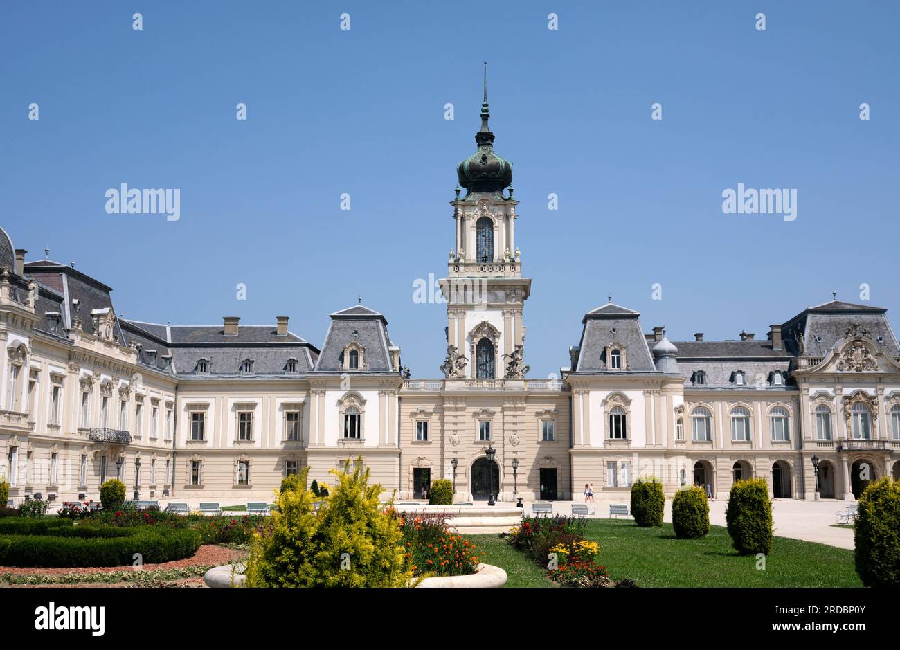 Exterior of a Baroque Festetics Palace in Kszethely,Hungary Stock Photo ...