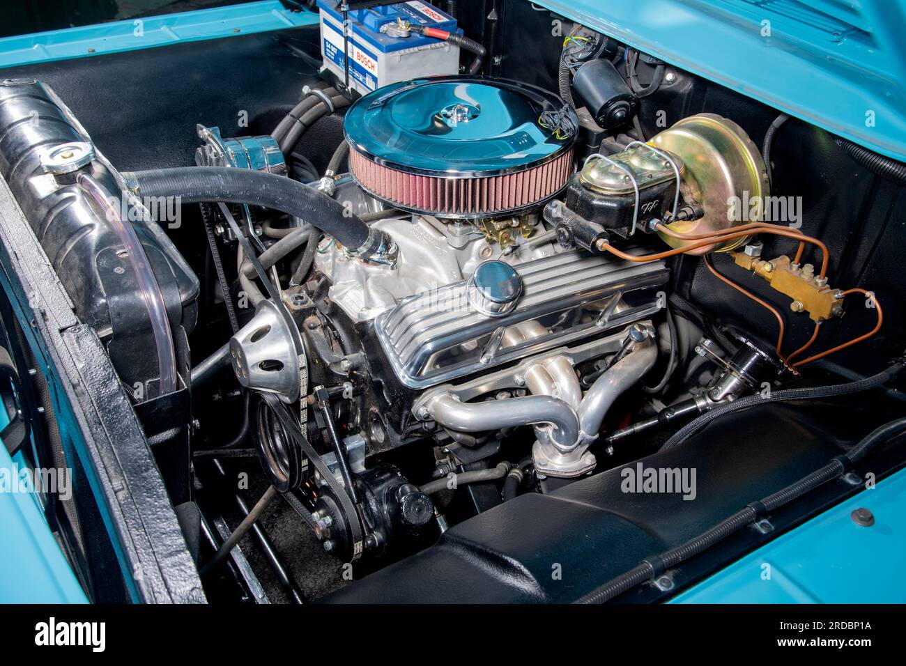 lowered Ford F100 classic American pick up truck Stock Photo - Alamy