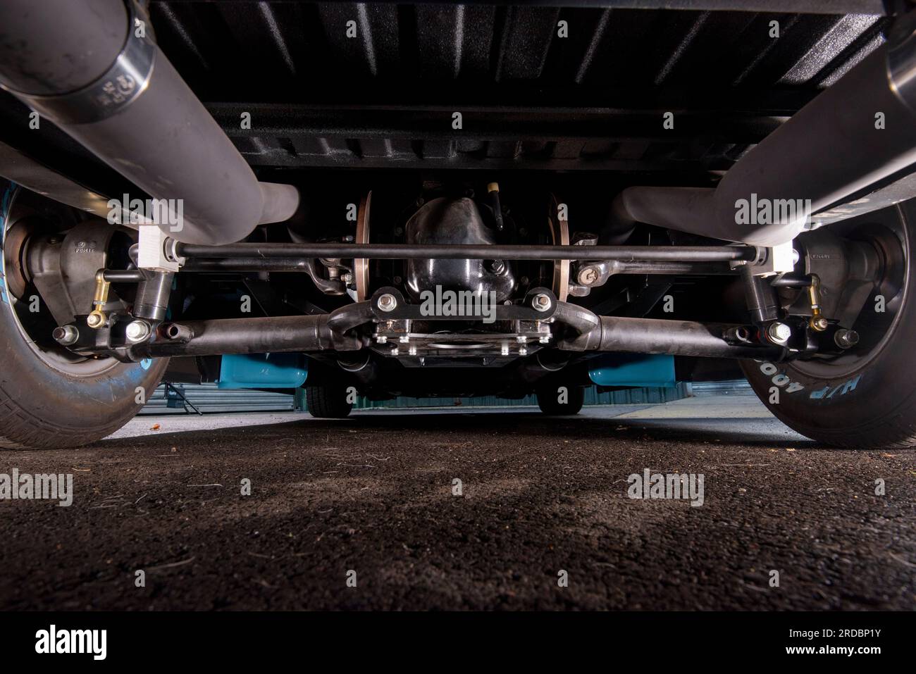lowered Ford F100 classic American pick up truck Stock Photo - Alamy
