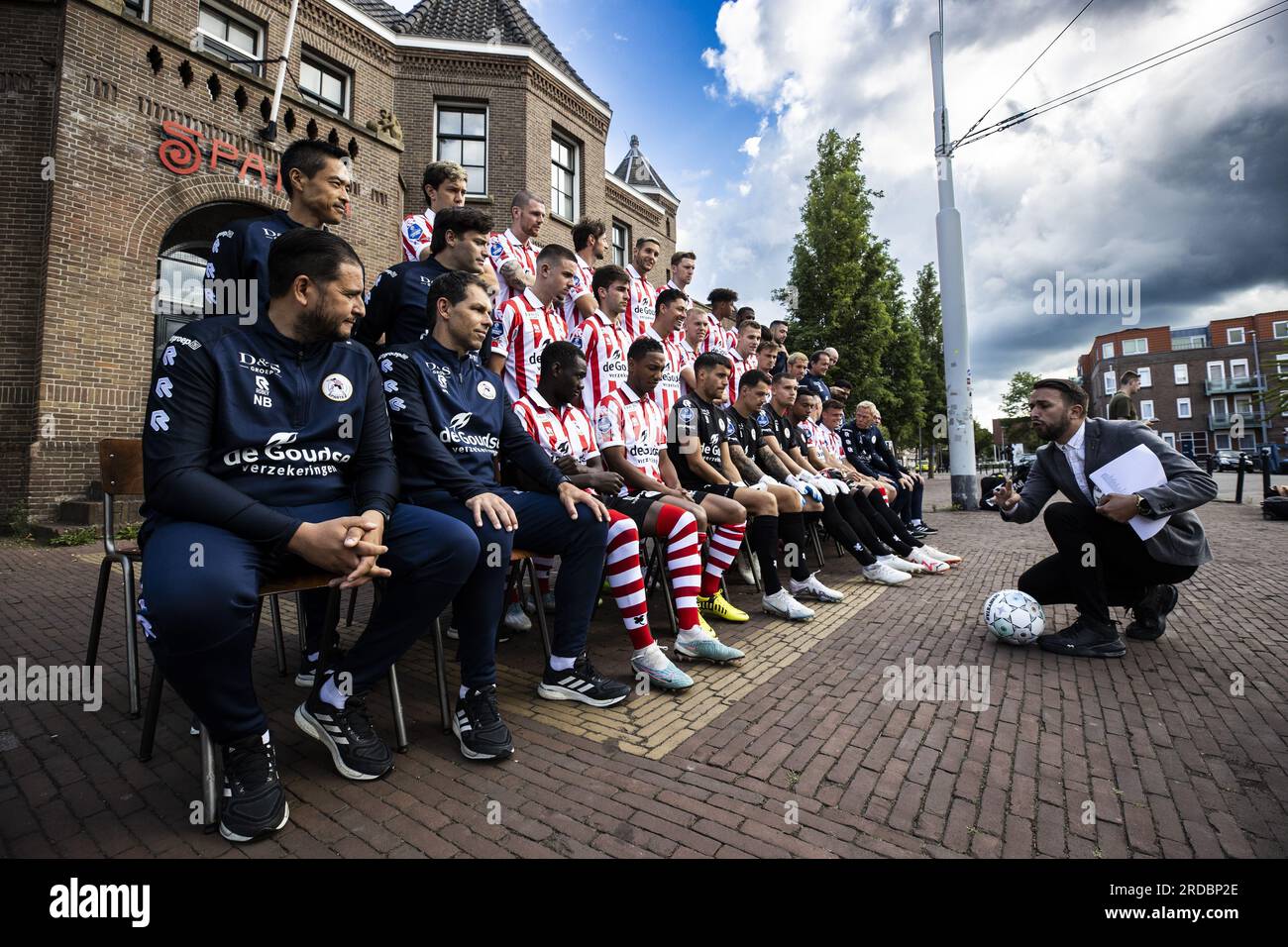 ROTTERDAM - Players of Sparta during the Photo Press Day of Sparta ...