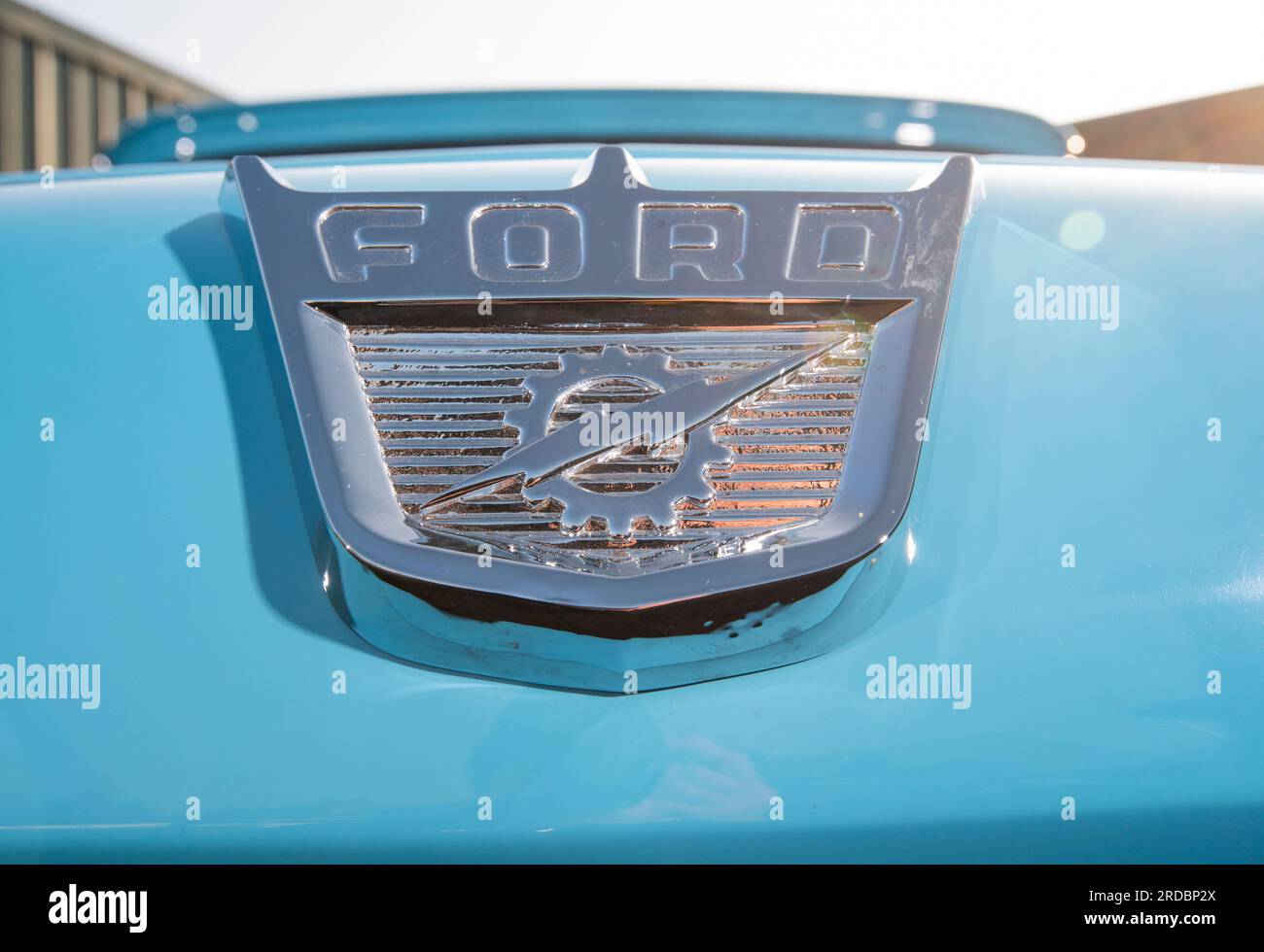 lowered Ford F100 classic American pick up truck Stock Photo - Alamy