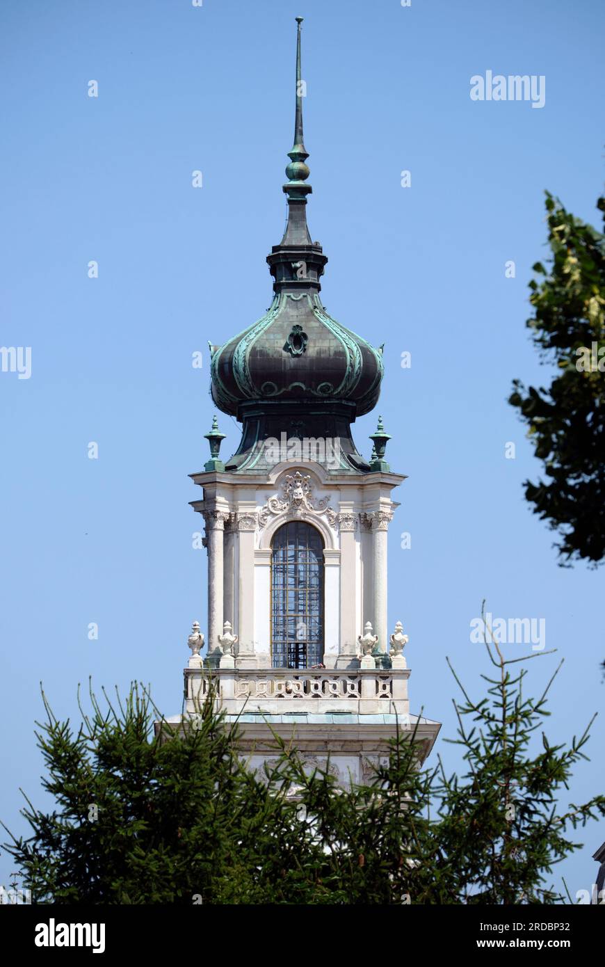 Exterior of a Baroque Festetics Palace in Kszethely,Hungary Stock Photo ...