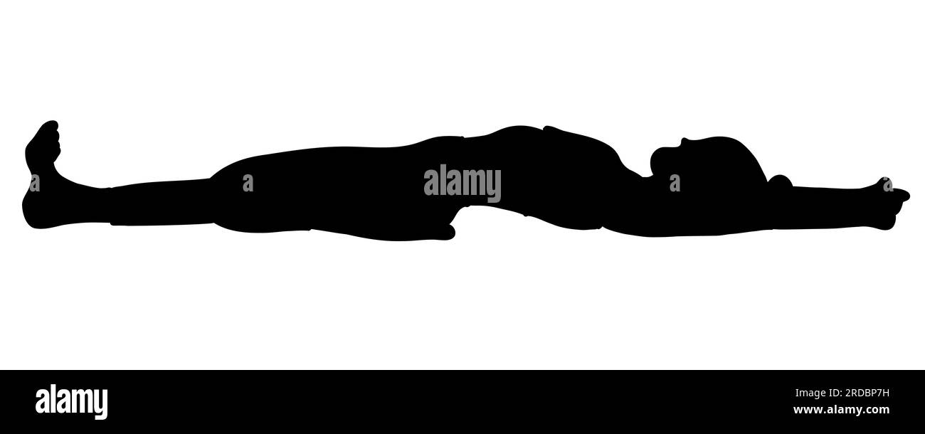 Training in yoga pose female character. Meditation, pilates, mental ...