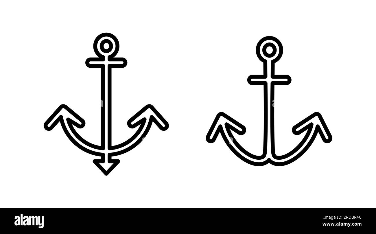Anchor icon vector. Anchor sign. marine symbol Stock Vector Image & Art ...