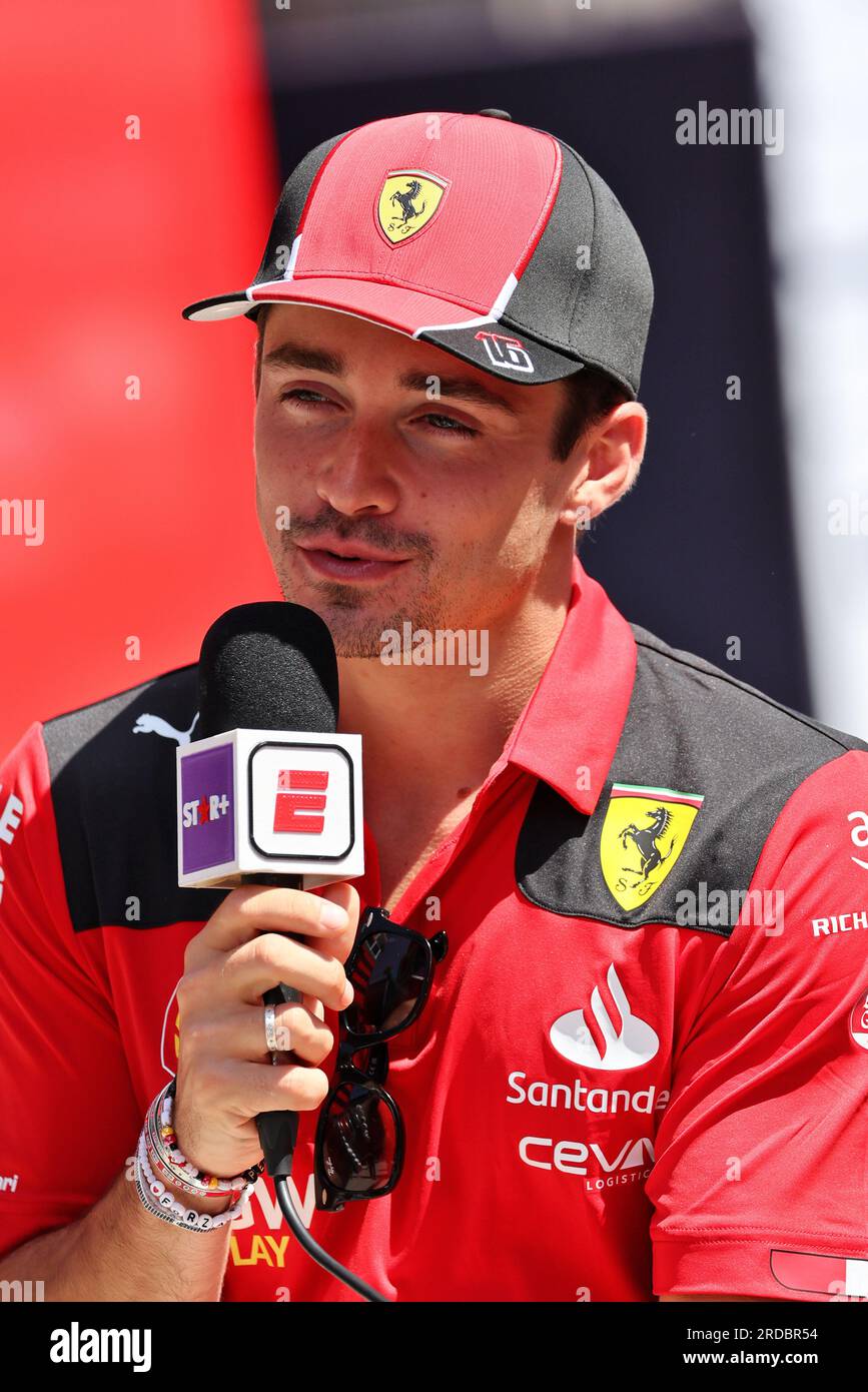 Budapest, Hungary. 20th July, 2023. Charles Leclerc (MON) Ferrari ...