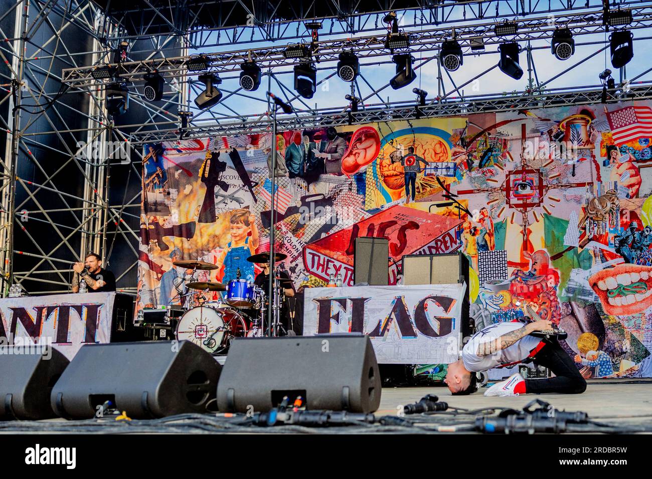 Italy 02 June 2023 Anti-Flag live at Slam Dunk Italy Festival Bellaria ...