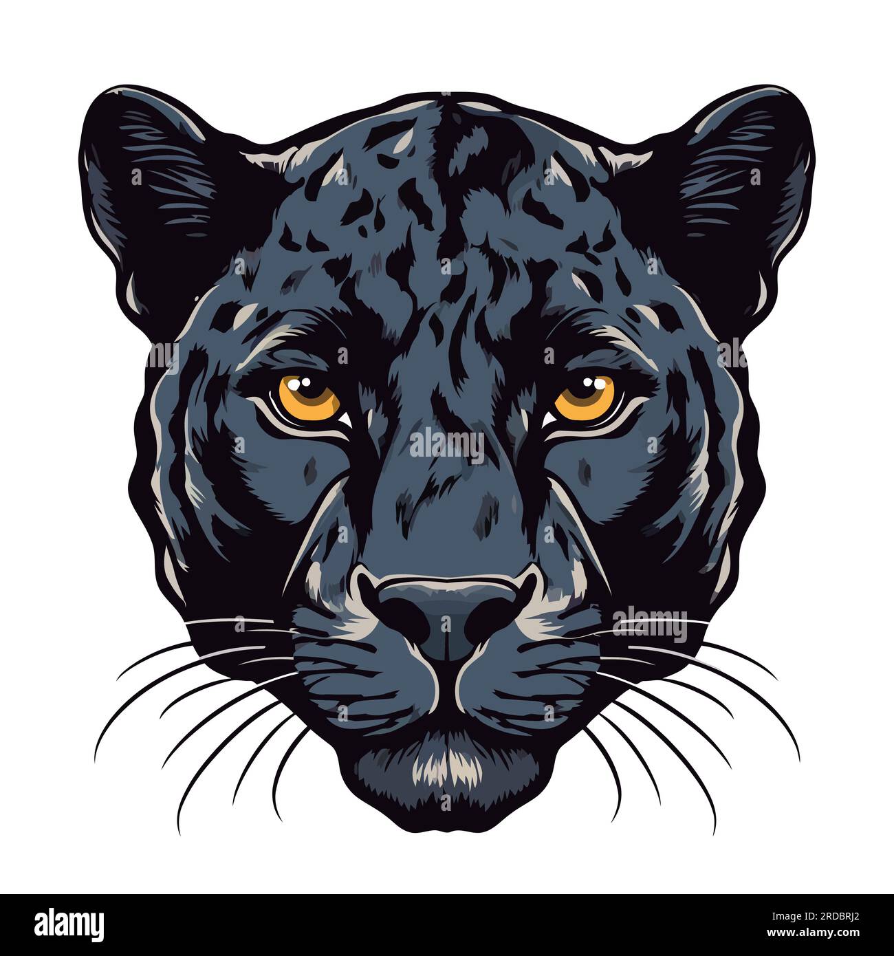 Panther Head Outline