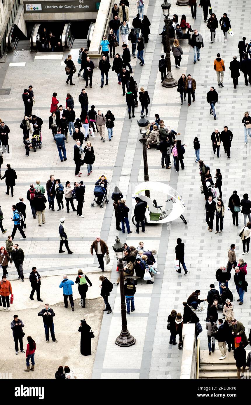 Walk above the crowd hi-res stock photography and images - Alamy
