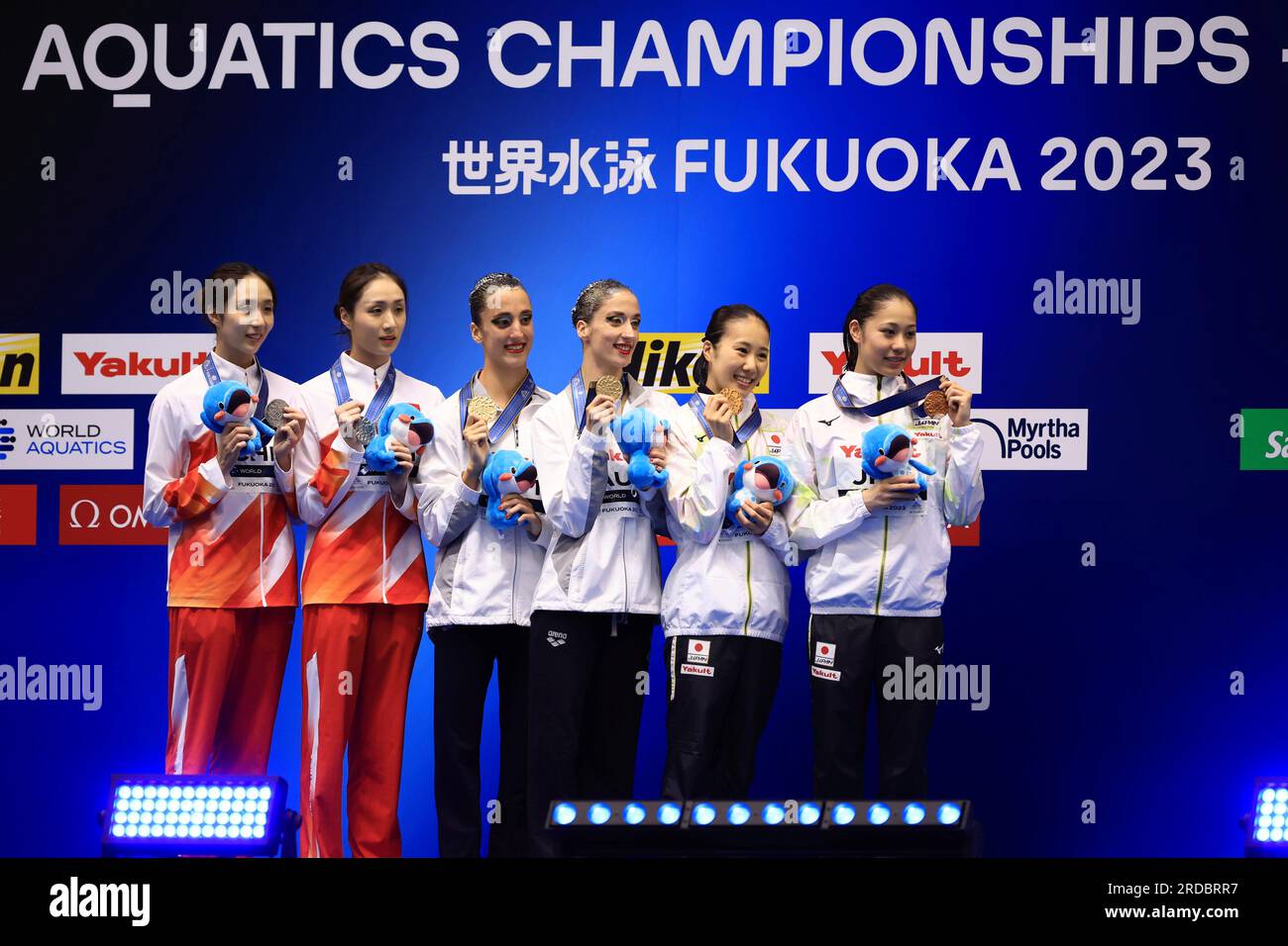 Liuyi WANG and Qianyi WANG of China, silver, Anna-Maria ALEXANDRI and ...