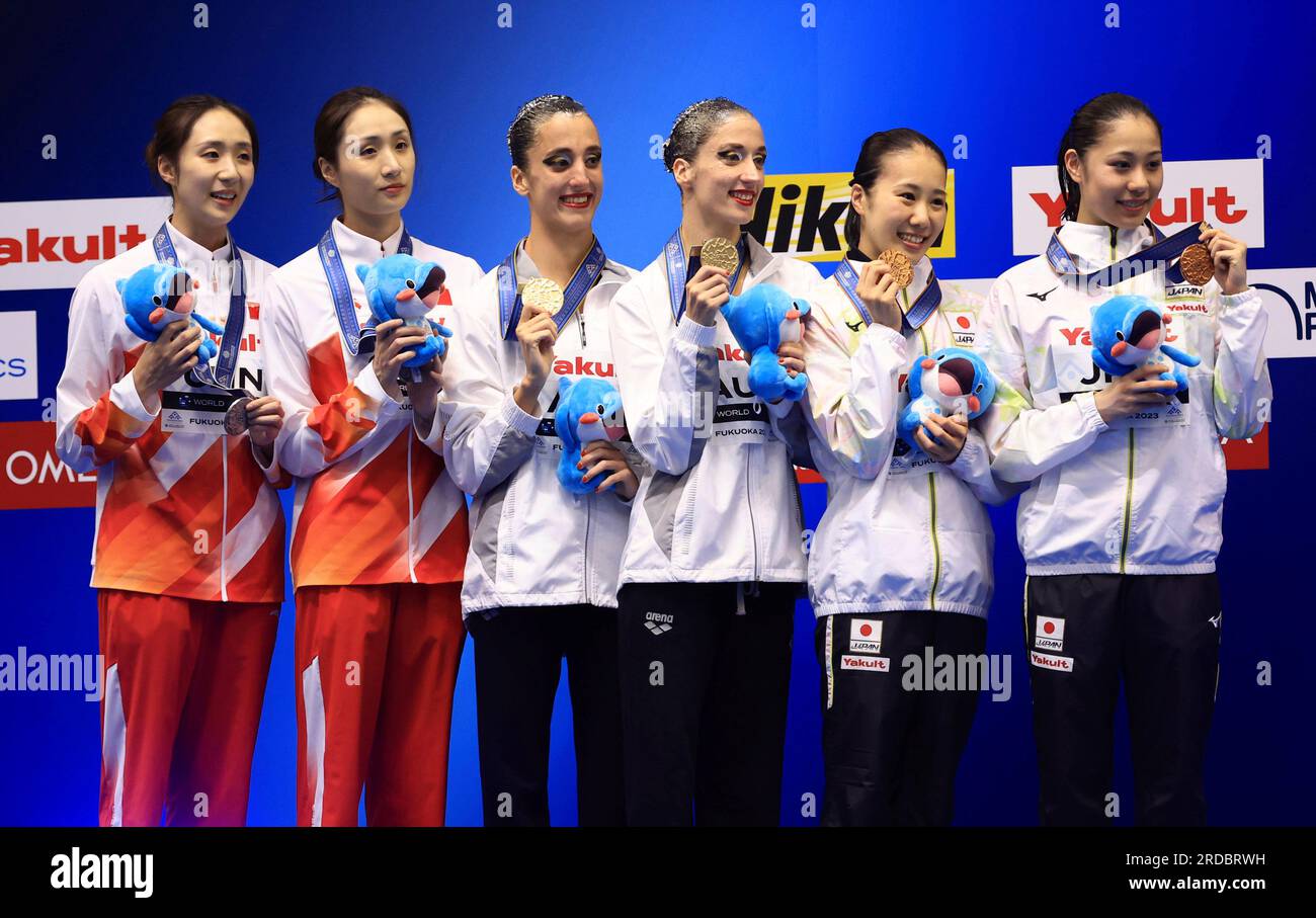 Liuyi WANG and Qianyi WANG of China, silver, Anna-Maria ALEXANDRI and ...