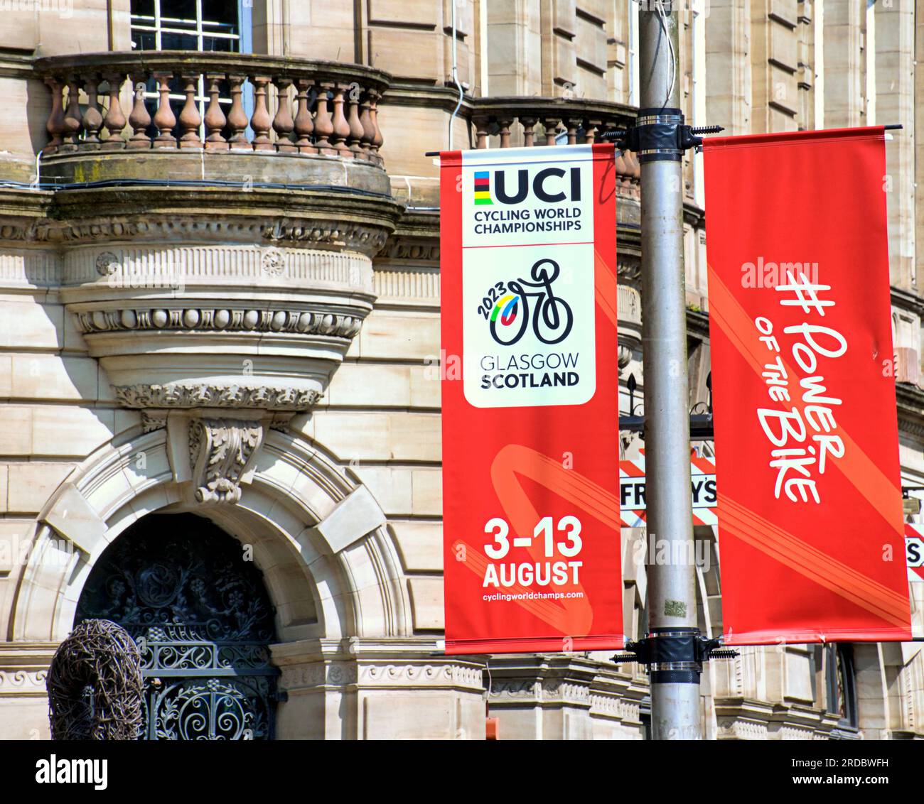 Glasgow, Scotland, UK 20th July, 2023. UCI world cycling championships ...
