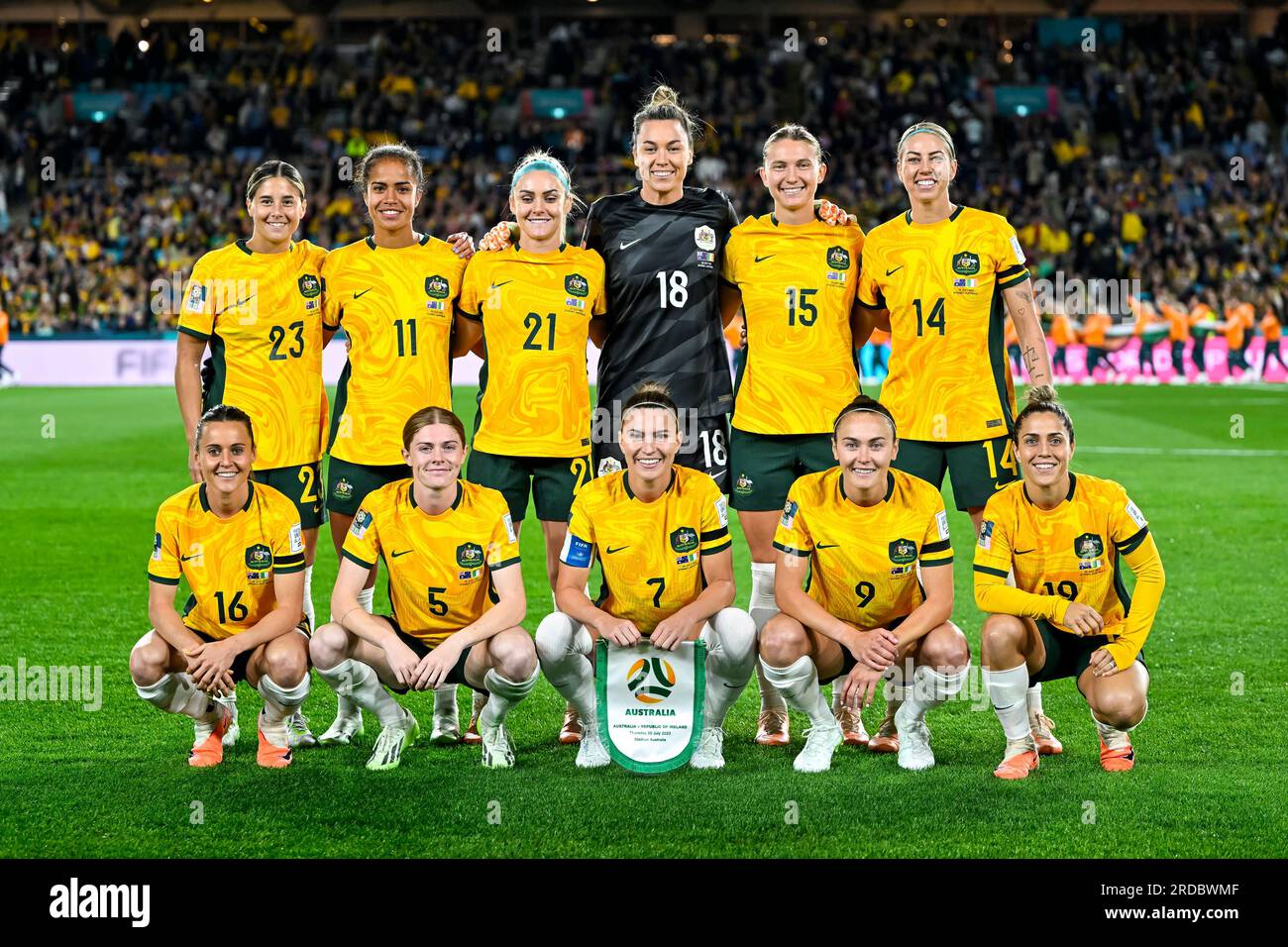 Sydney, NSW, Australia, Australian starting team for FIFA Women's World ...