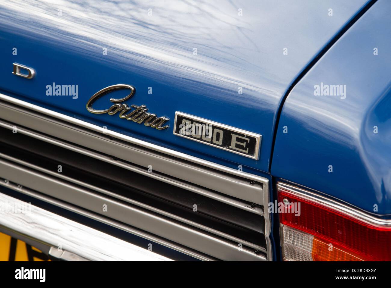 1975 Mk3 Ford Cortina 2000E classic British family car Stock Photo - Alamy
