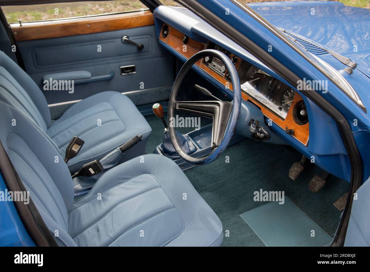 1975 Mk3 Ford Cortina 2000E classic British family car Stock Photo - Alamy