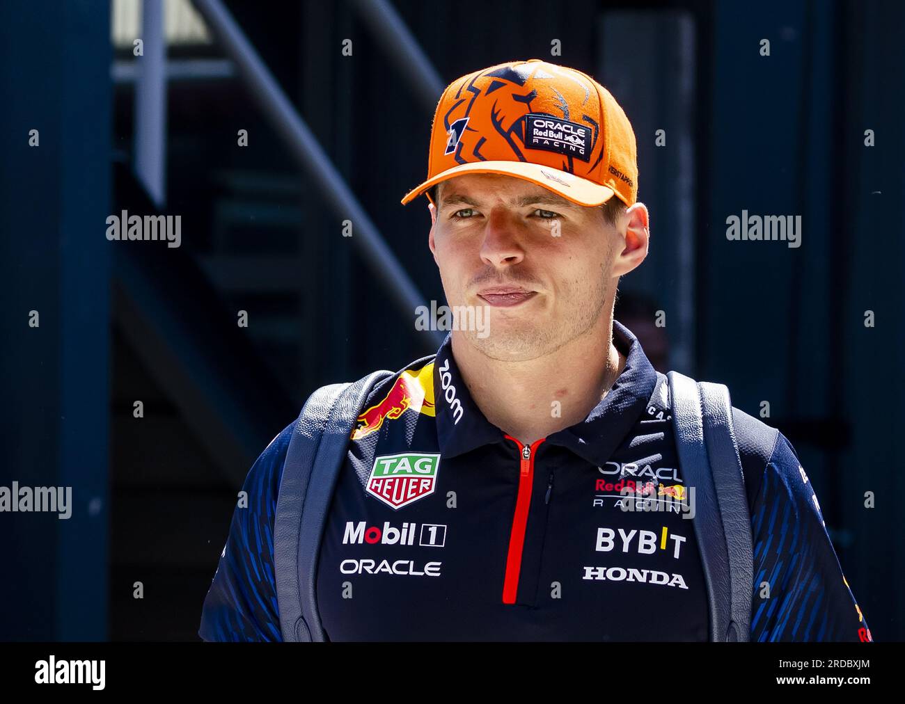 BUDAPEST - Max Verstappen (Red Bull Racing) on the Hungaroring Circuit ...