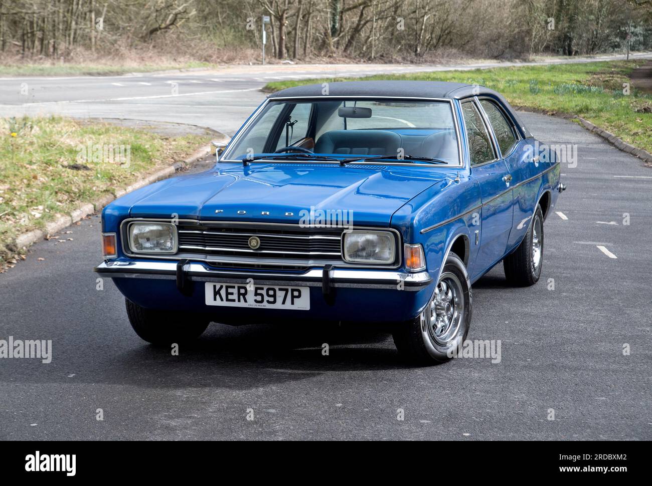 1975 Mk3 Ford Cortina 2000E classic British family car Stock Photo - Alamy
